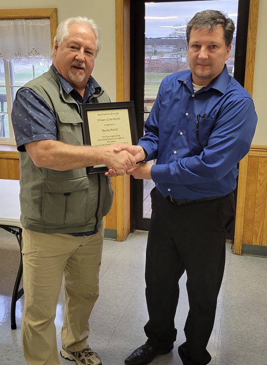 Dr. Randy McCall named Reynoldsville Citizen of the Month – Reynlow ...